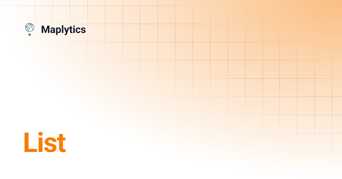 List | Maplytics